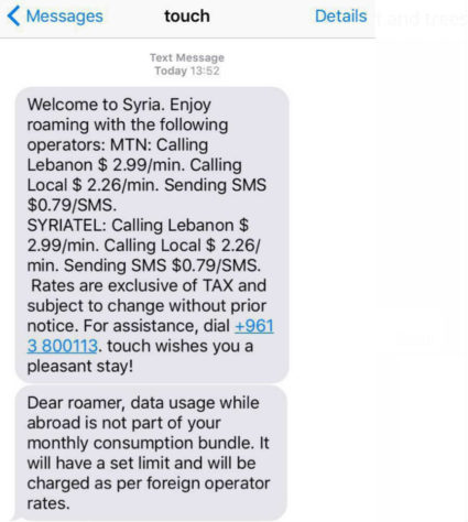 Get Connected to Syrian Mobile Phone Carriers from Within Lebanon ...
