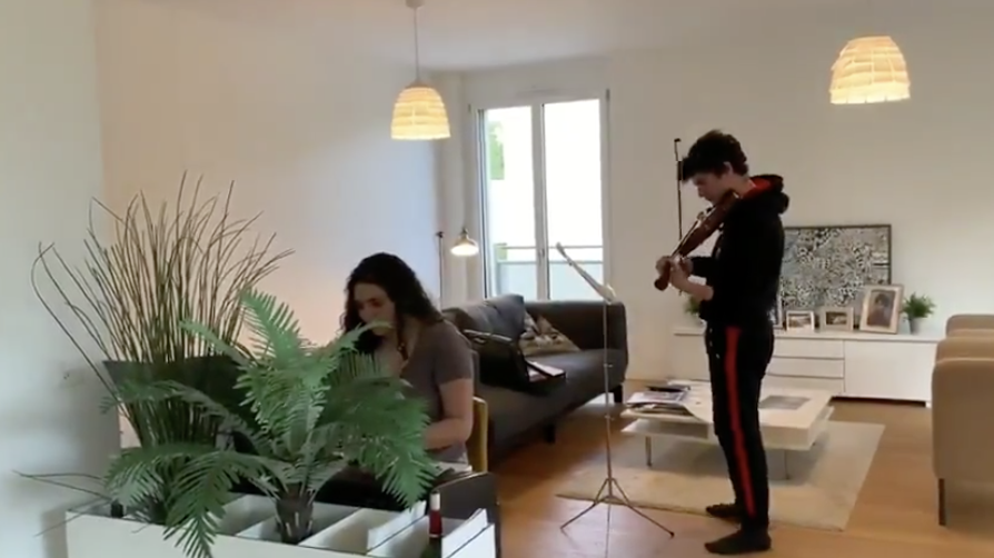 Bassil Fleihan Children Play “Imagine” As Tribute to Their Father ...