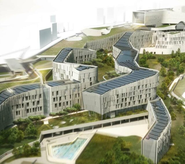 Aerial Shots of the New US Embassy Campus in Awkar | Blog Baladi