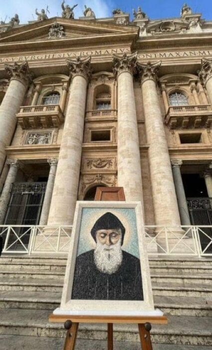 Mar Charbel Mosaic To Be Displayed in St Peter’s Basilica at the ...